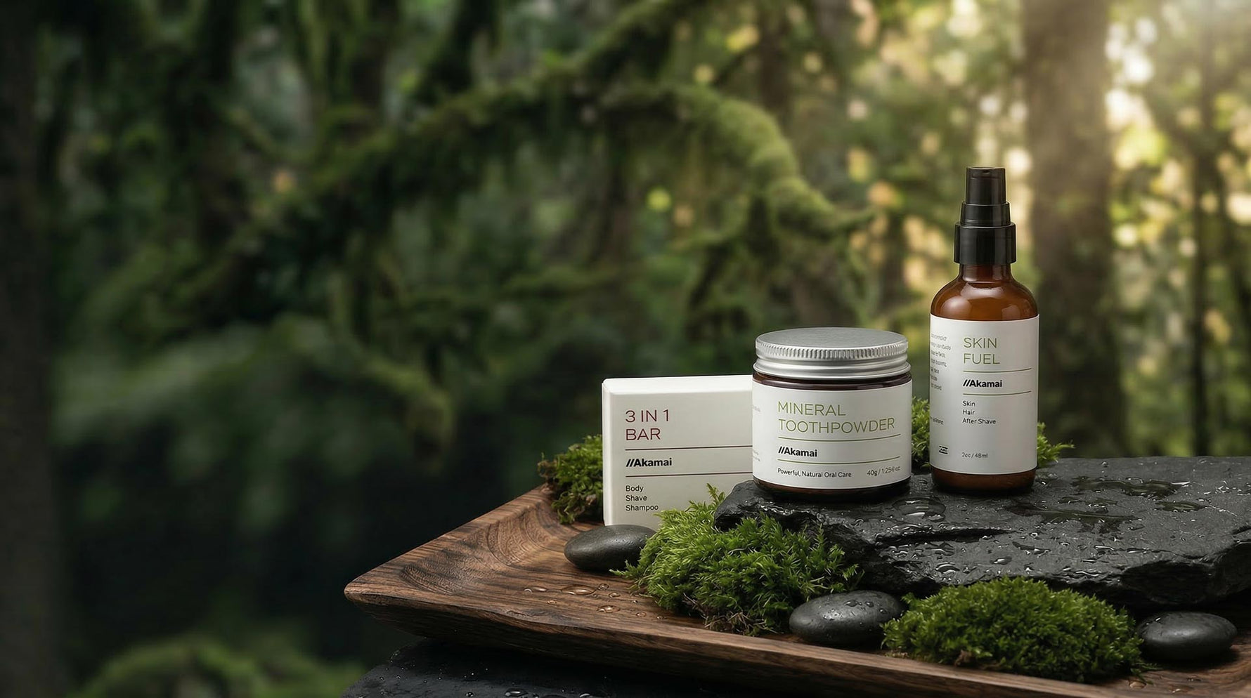 Akamai Oral Care and Body Care essentials for humanity.